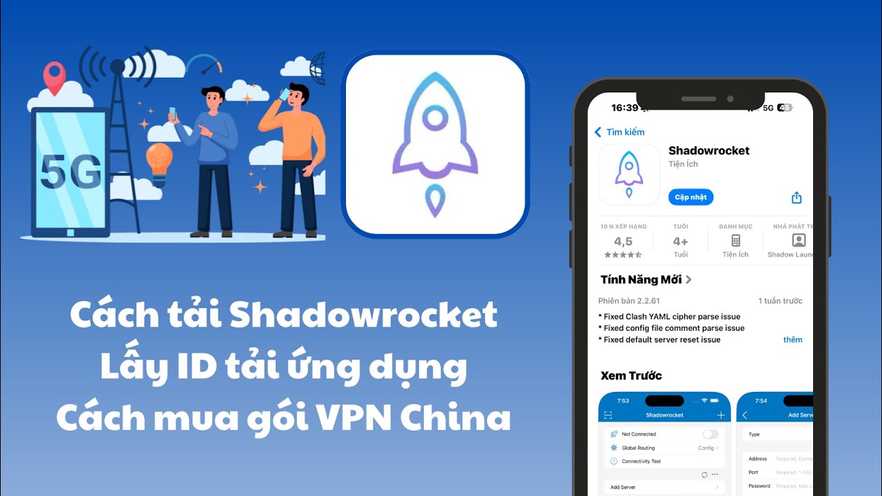 Hướng dẫn cách tải app Shadowrocket | giới thiệu cácg mua gói VPN Trung ...