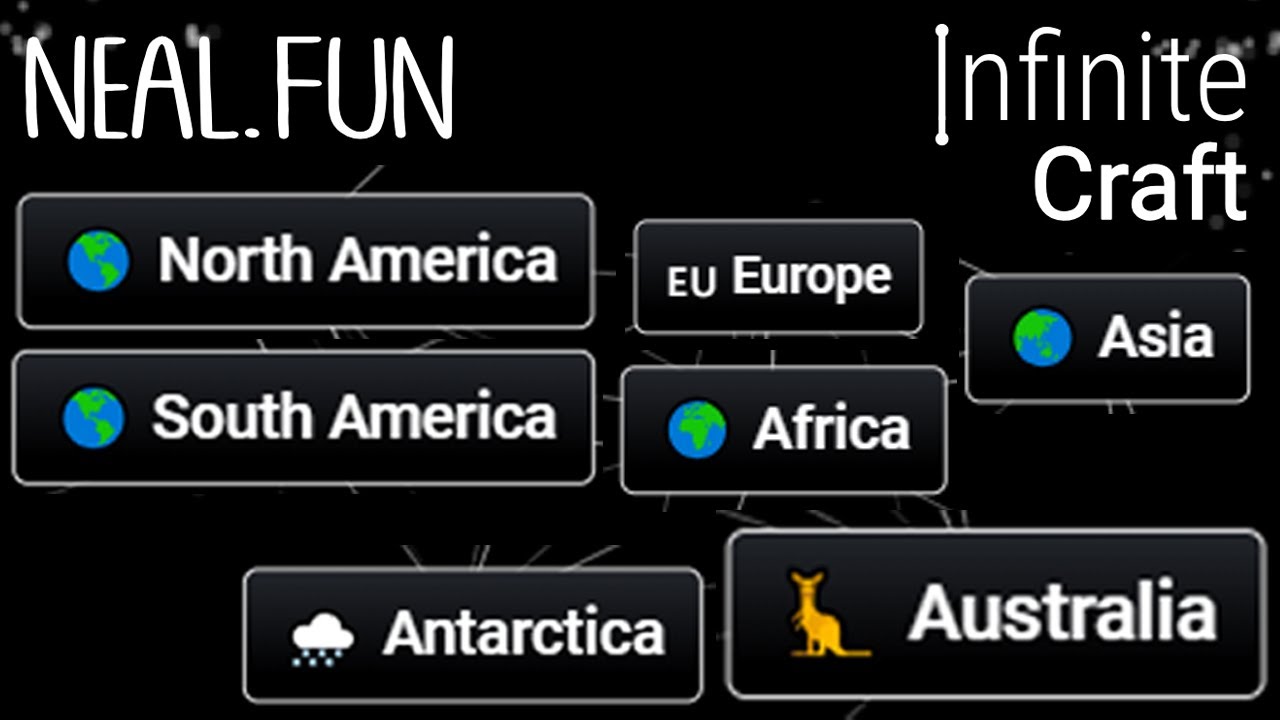 How to Get All Continent in Infinite Craft | Make All Continent in ...