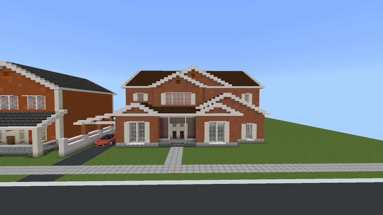 How To Build A Suburban House In Minecraft Tutorial 638 - YouTube