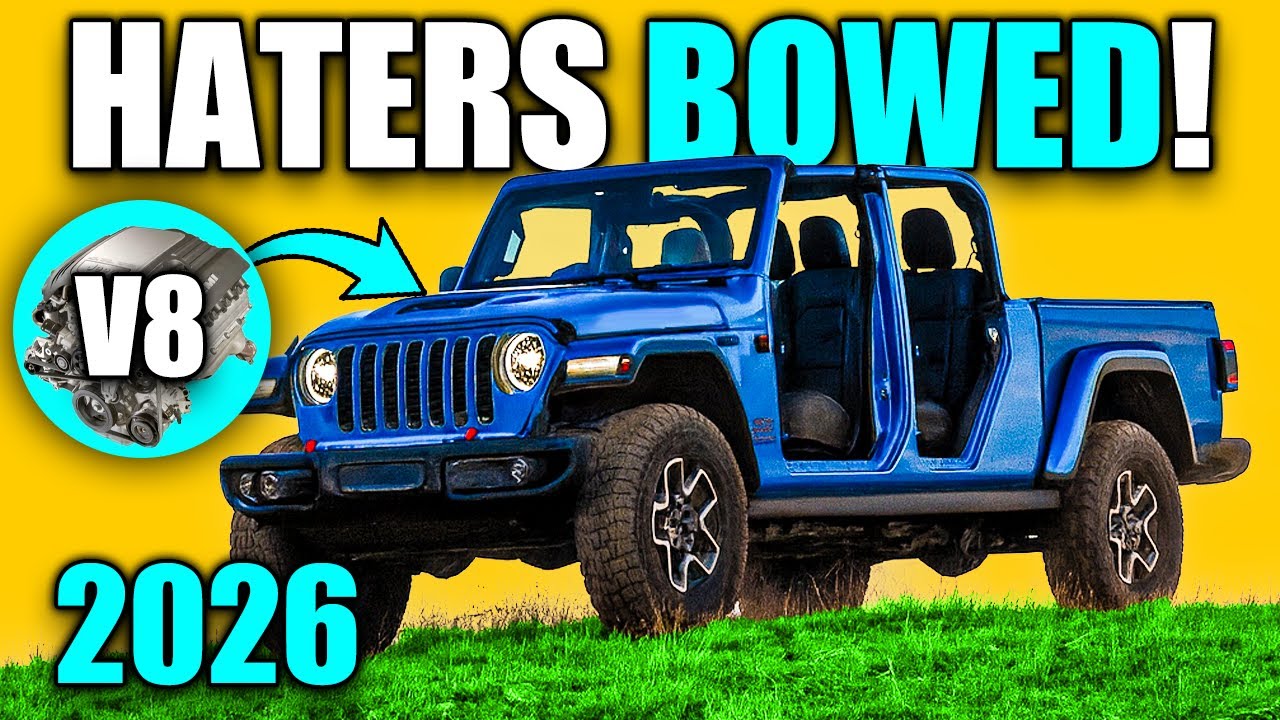 All-New V8 Engine for 2026 Jeep Gladiator Turns Jeep Haters Into ...