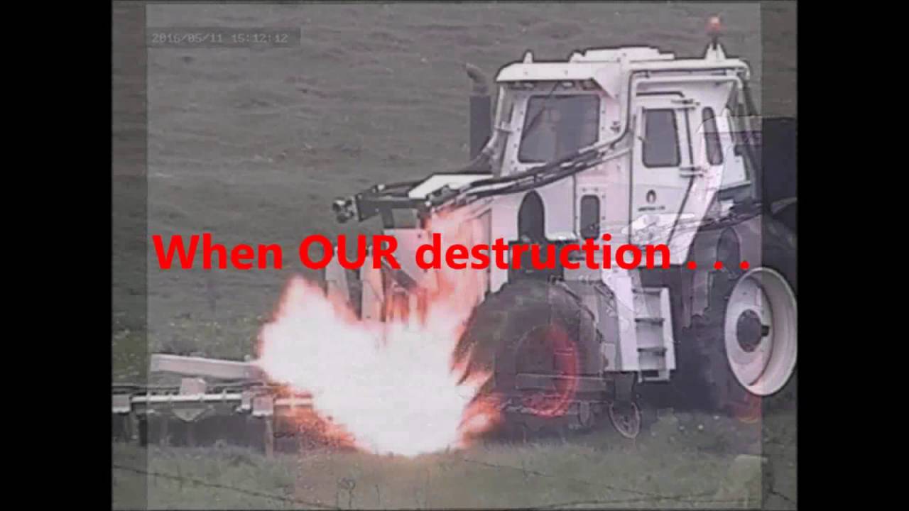 Armtrac 100 Mine Roller Explosive Tests 1 1 - YouTube