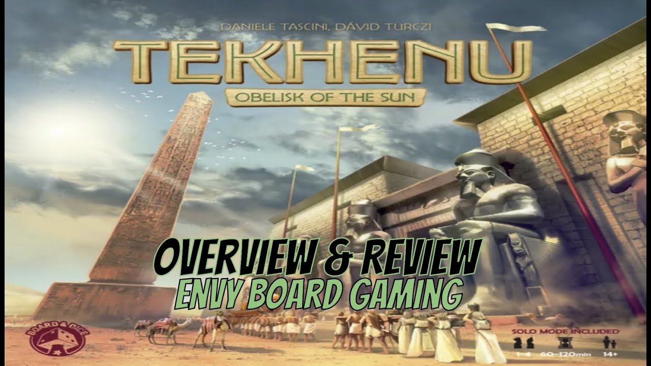 Tekhenu Board Game Overview & Review - YouTube