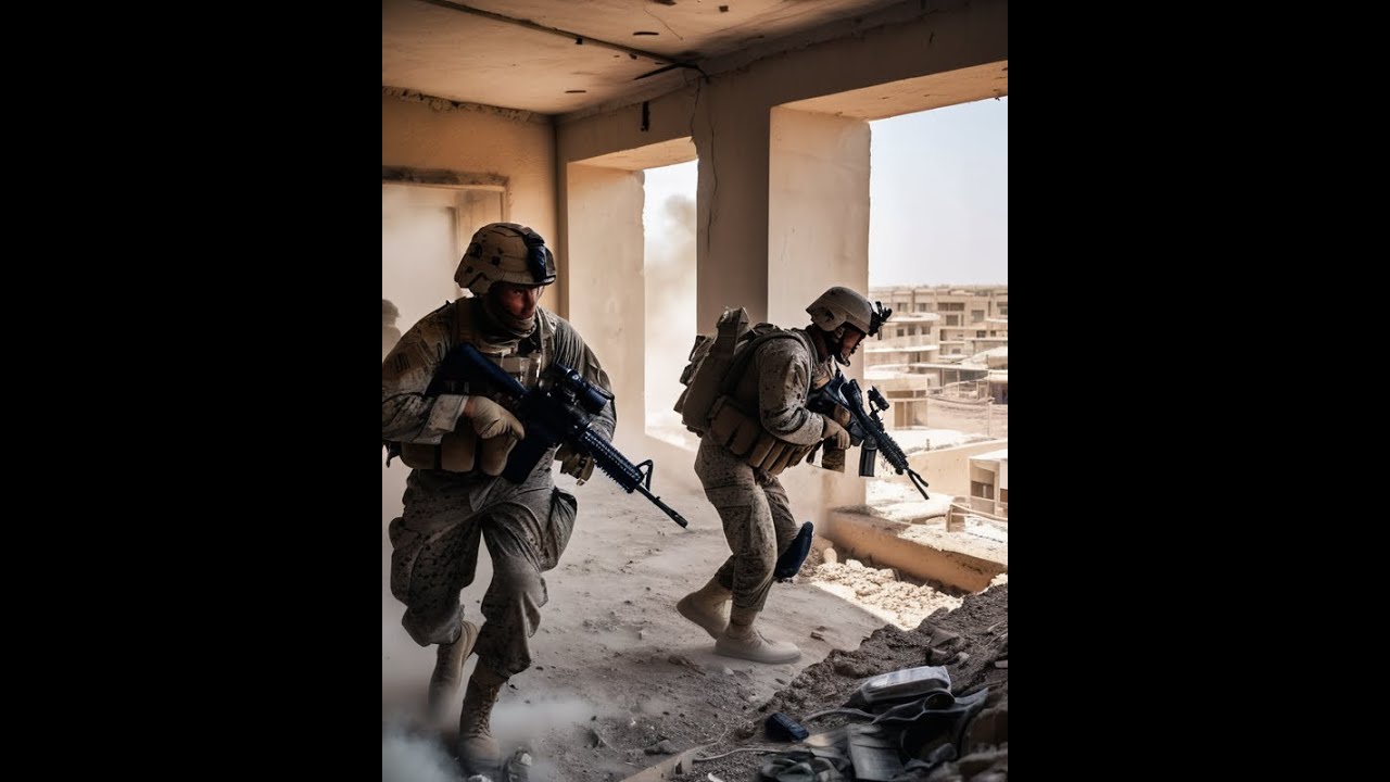 Saving scout snipers off a roof top in Fallujah - YouTube