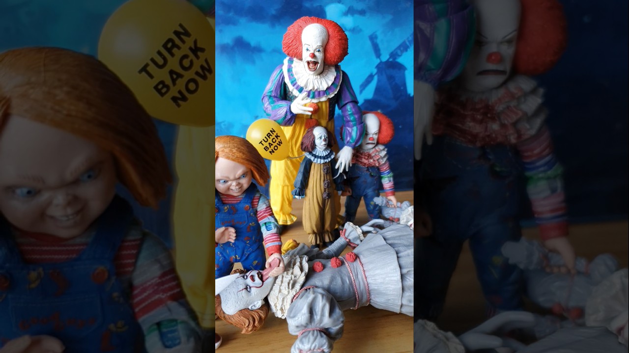 Chucky Vs Pennywise | NECA Horror Figure Setup