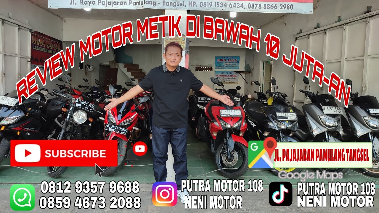 REVIEW MOTOR METIK HARGA DI BAWA 10 JUTA-AN MASIH DI CABANG BARU KITA ...