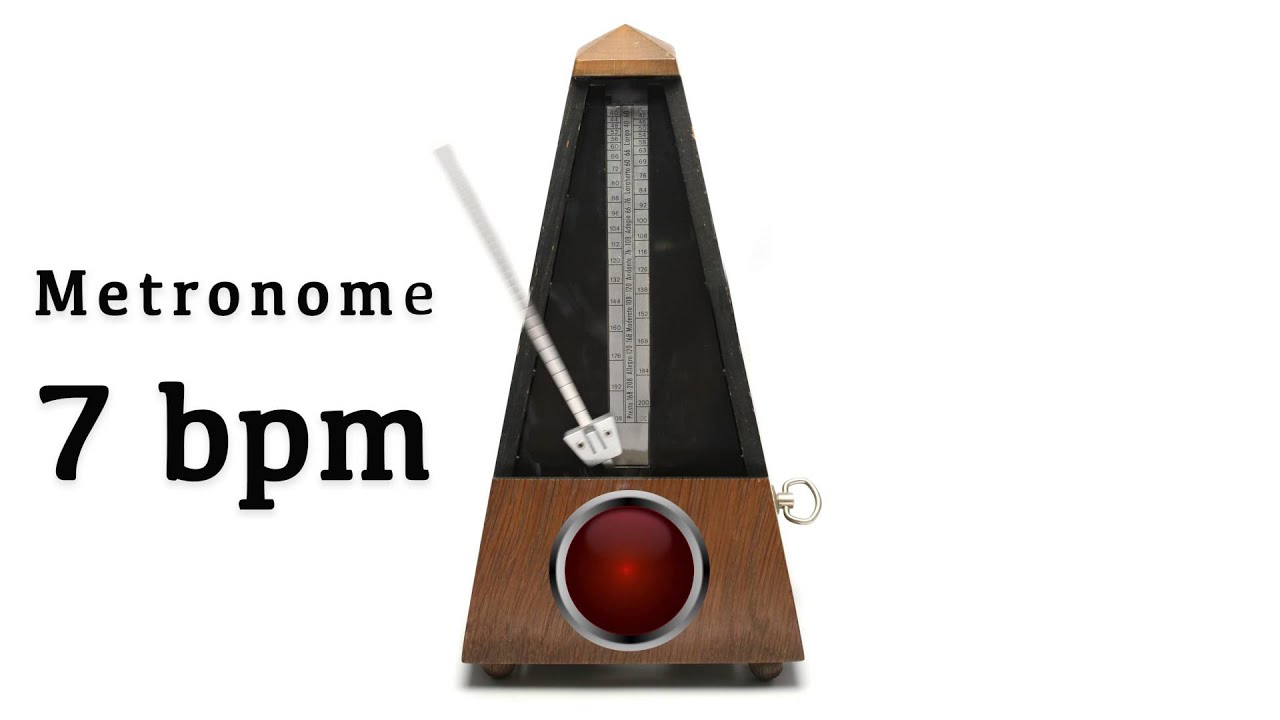 Metronome 7 bpm 🎼 - YouTube