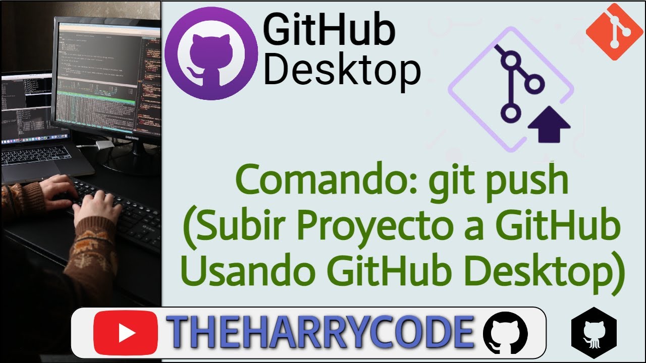 Curso Git - GitHub Desktop | Comando: git push (Subiendo Proyecto a ...