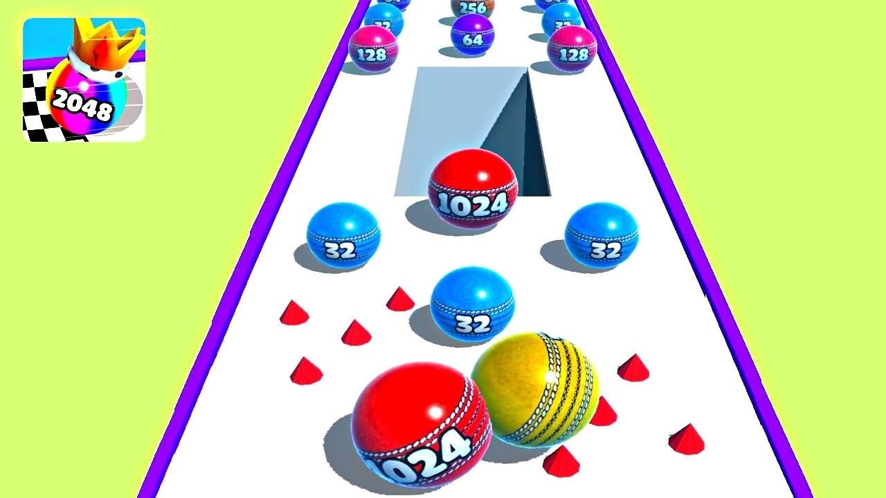 Ball Merge 2048 ! All Levels Gameplay (352-357) android, ios - YouTube