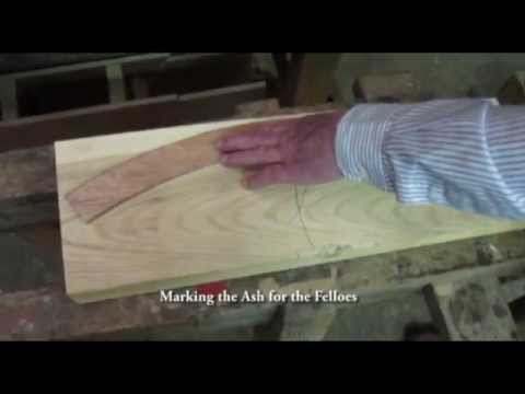 Wheelwright: Cutting the Felloes - YouTube