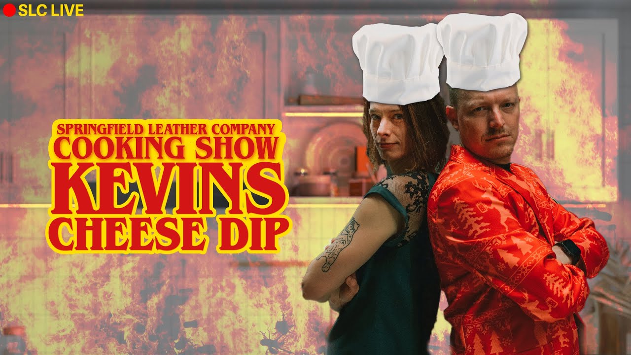 🔴 Cooking Show - Kevin's Cheese Dip - We interrupt your leather program ...