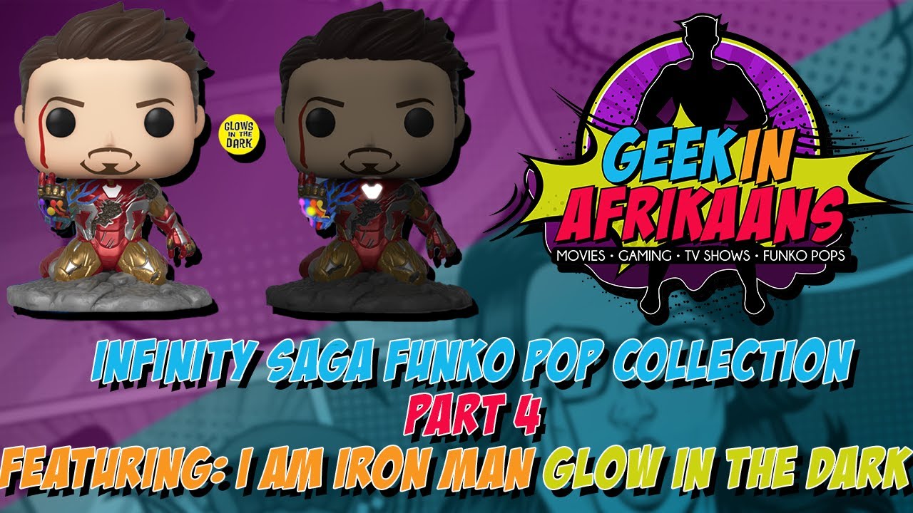 Infinity Saga Funko Pop Collection Part 4 Ft Iron Man Glow in the Dark ...