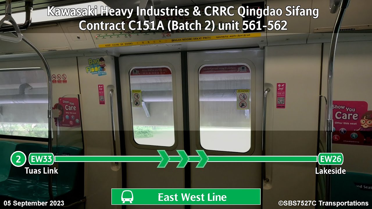 [SMRT TR] C151A (B2) 561-562 | Tuas Link to Lakeside - YouTube
