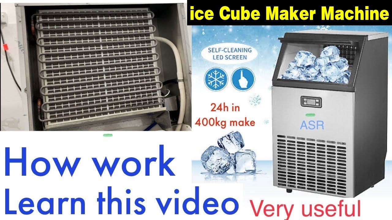 how to work ice cube machine how to make ice cube Learn 24H in how many kg ice make Learn this ...