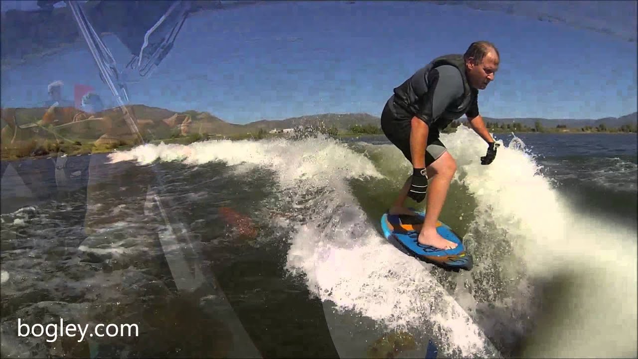 Wakesurf Pineview Dam Ogden Utah GoPro HD - YouTube