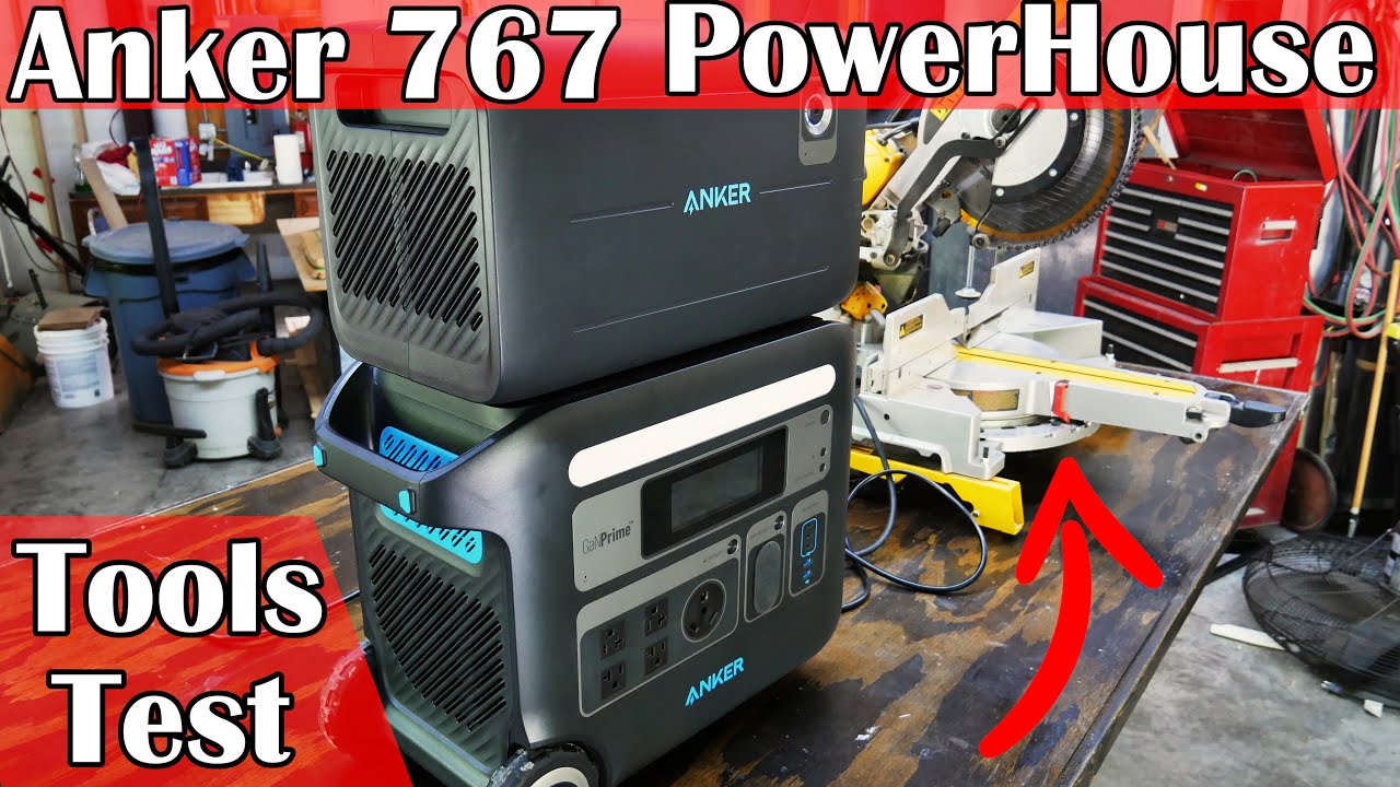 Anker 767 PowerHouse Power Tools Test | IMPRESSIVE!! - YouTube