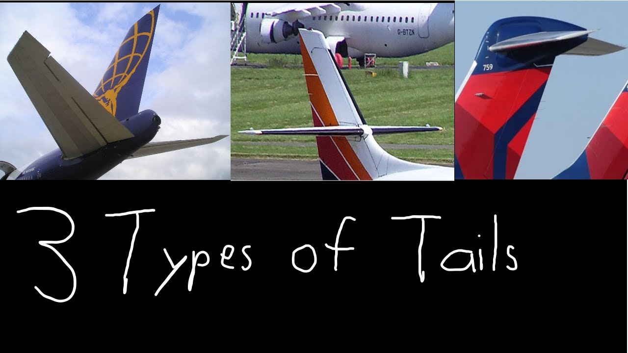 3 Types of Empennages (Tails on Aircraft) - YouTube