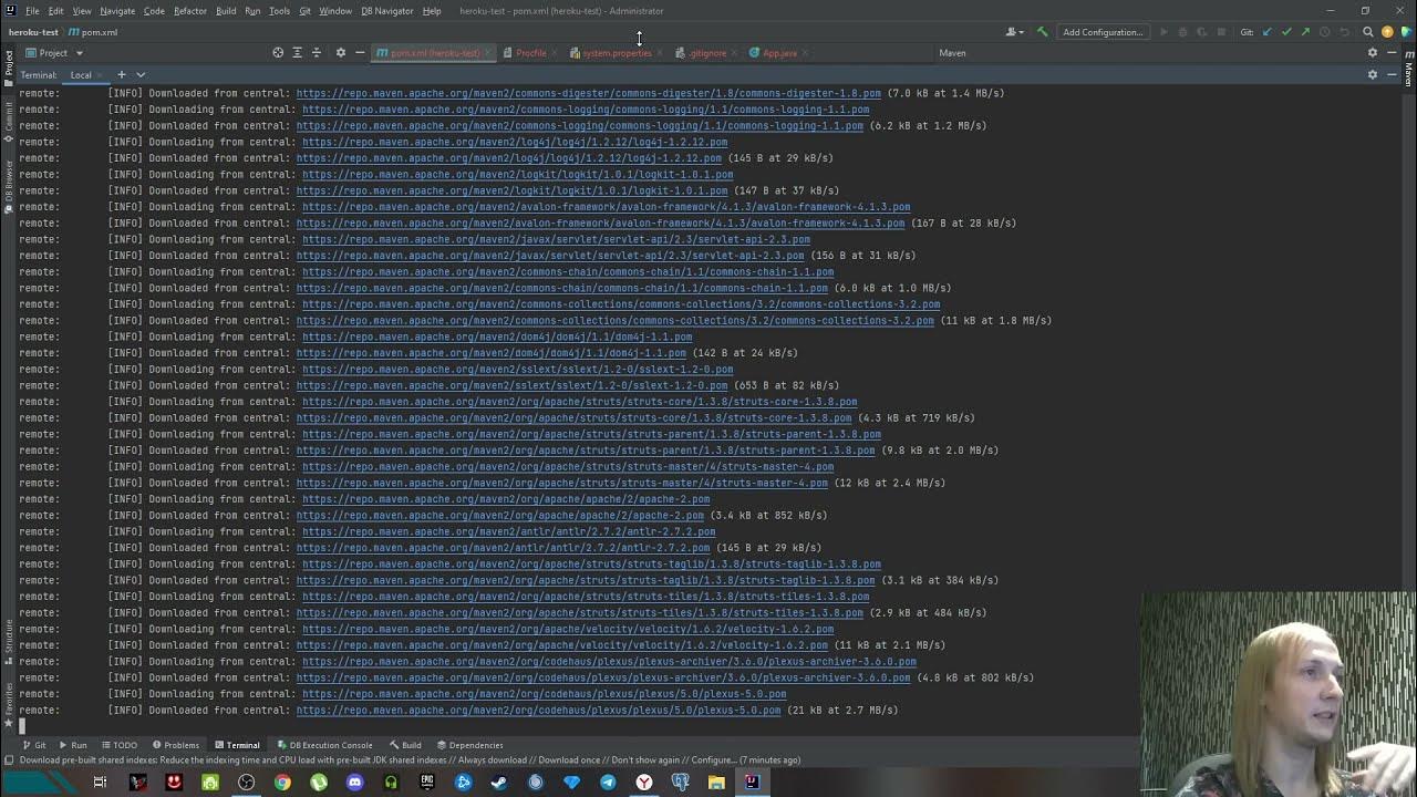 java maven deploy in heroku - YouTube