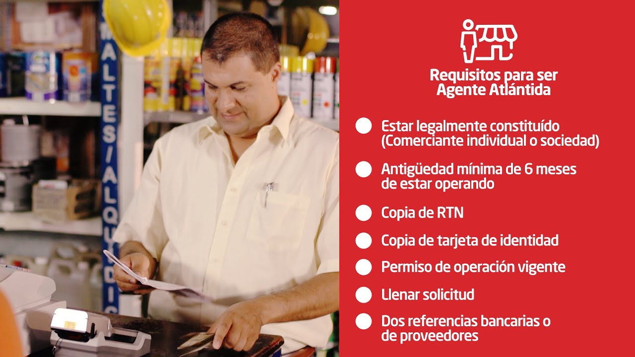Convierte tu negocio en un Agente Atlántida | Banco Atlántida - YouTube