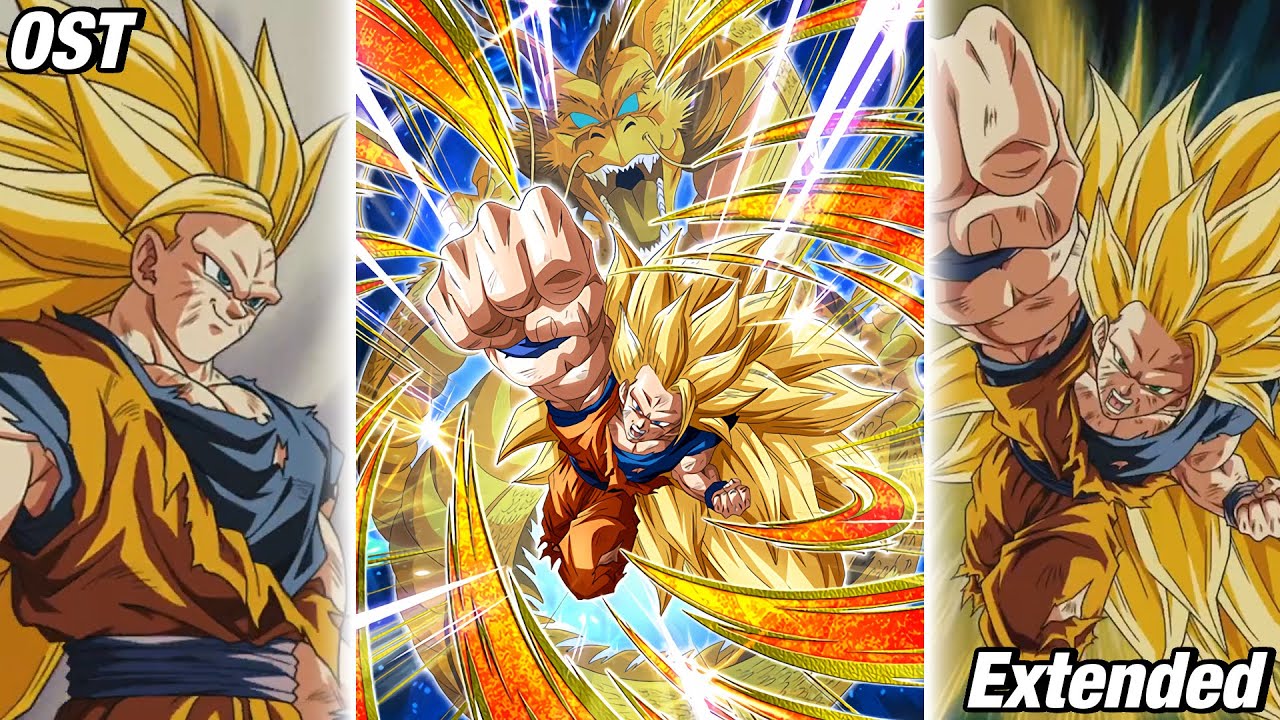 STR Dokkan Fest Super Saiyan 3 Goku Dragon Fist Finish Skill Extended ...