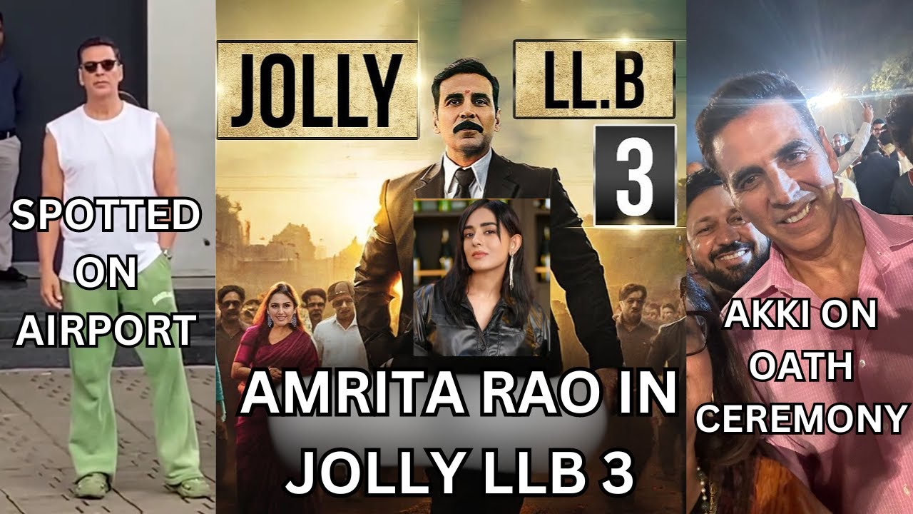 AMRITA RAO IN JOLLY LLB 3 | AKSHAY KUMAR IN OATH CEREMONEY OF NARENDRA ...