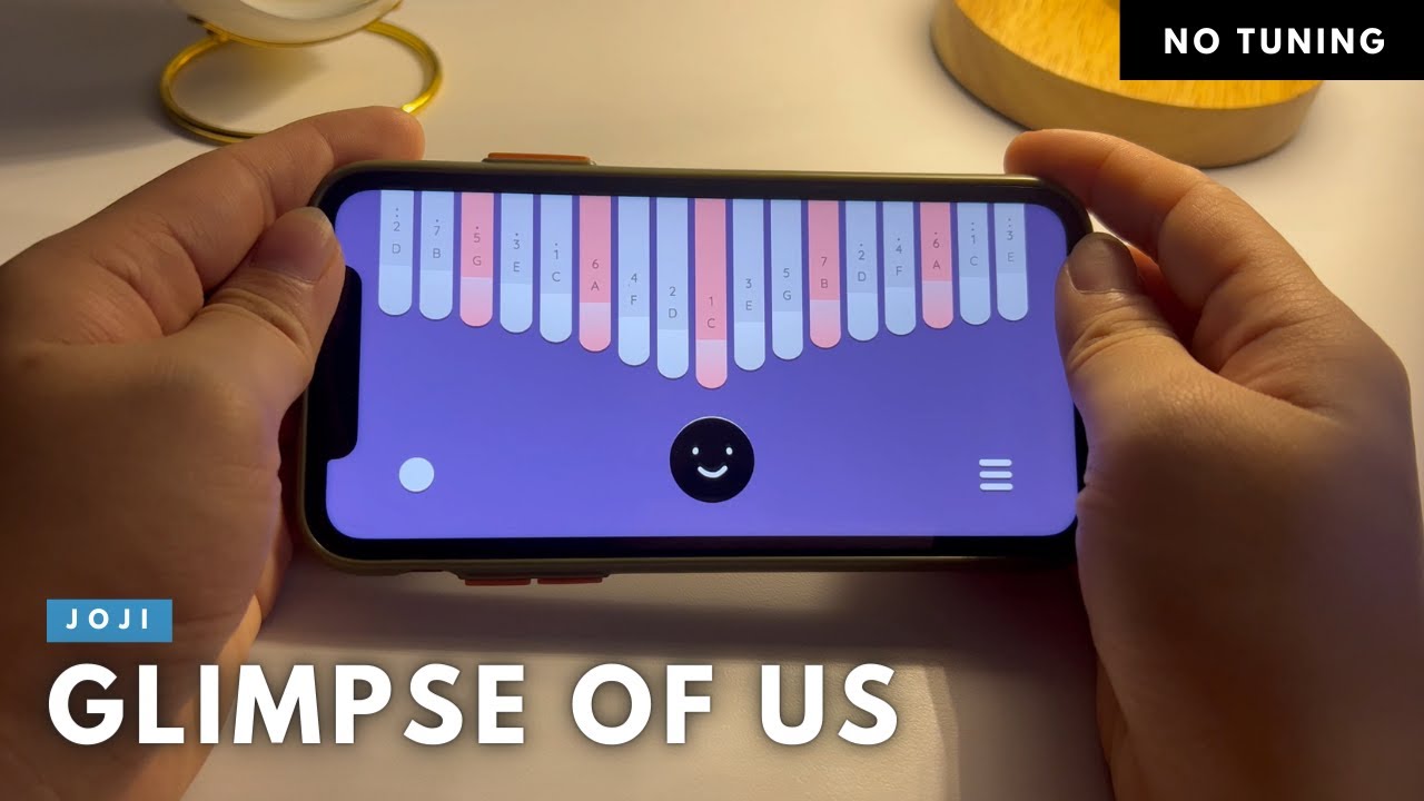 Joji - Glimpse of Us Kalimba App Cover With Tabs - YouTube
