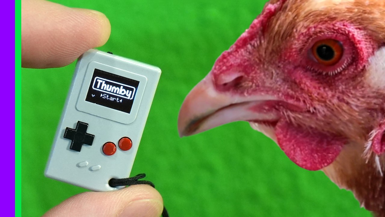 Smallest Gameboy Really Plays Games, but why is it so Tiny? It's called ...