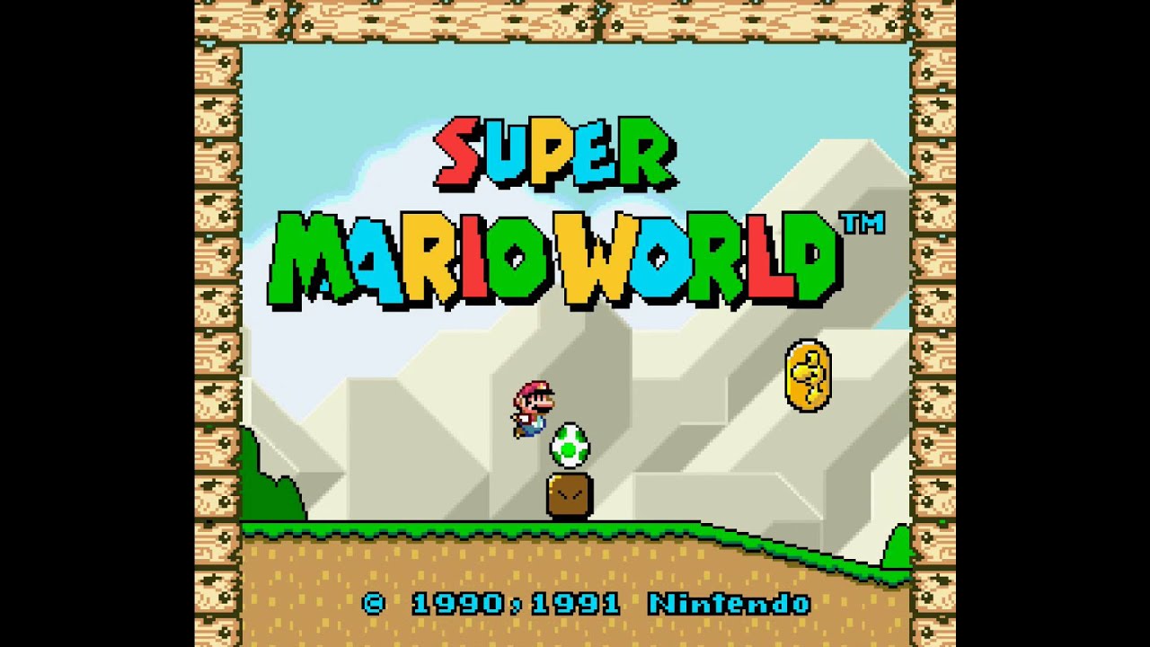 [HD][SNES] Super Mario World - Introduction / Opening - YouTube