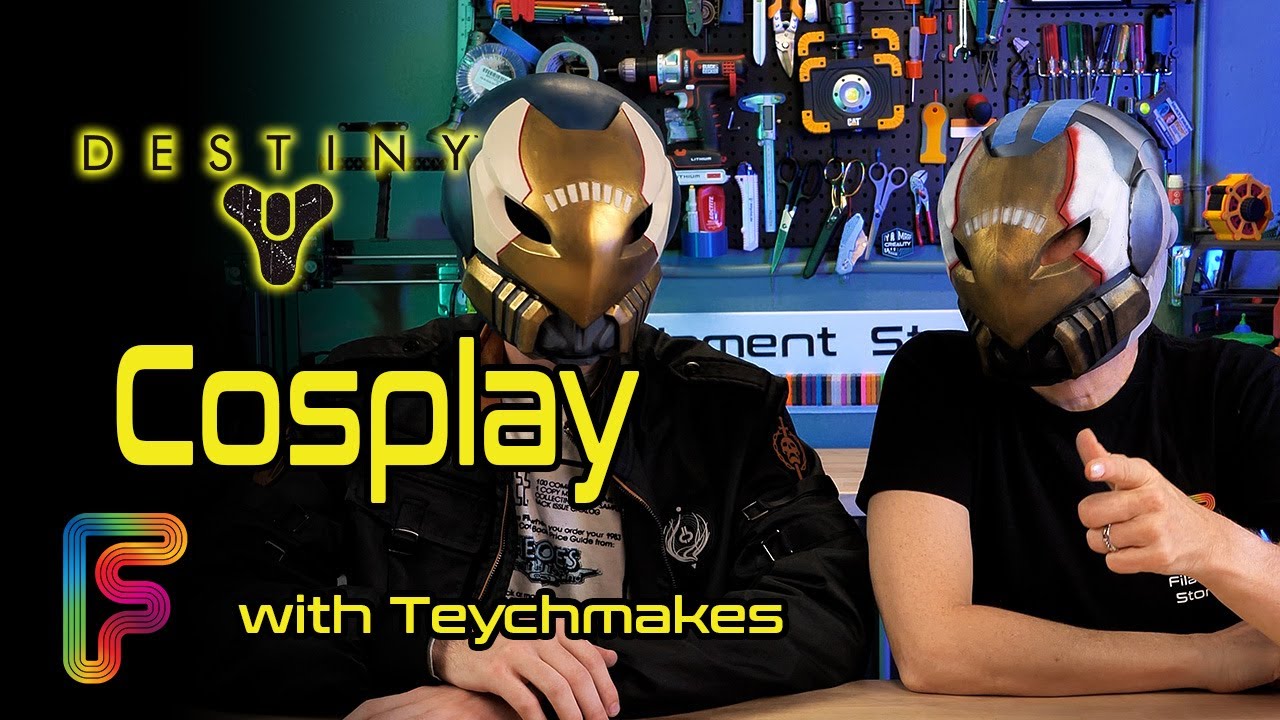Learning about making a cosplay helmet with 3D printing!! (Destiny ...