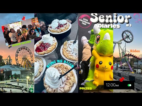 SENIOR DIARIES #3 SIX FLAGS 2025 GRADBASH TRIP 😝🎡 - YouTube