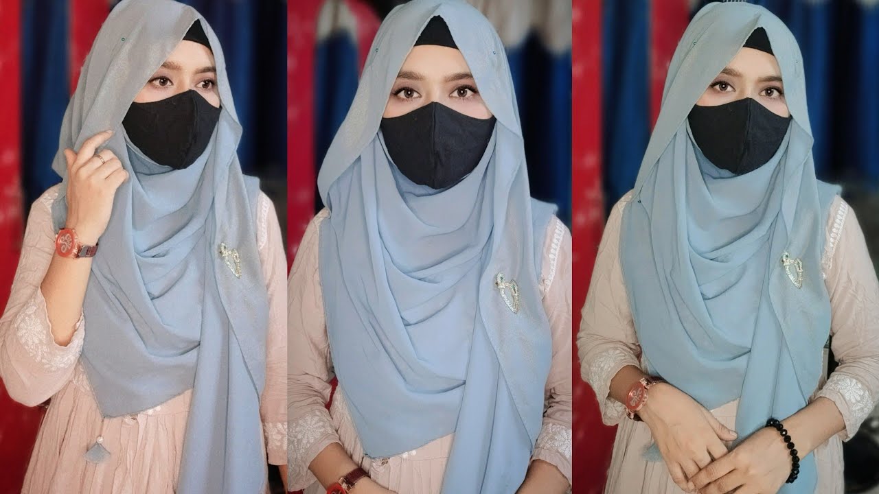 Cute Hijab Styles 😘 | Everyday Simple Hijab Tutorial | Easy Hijab Style ...