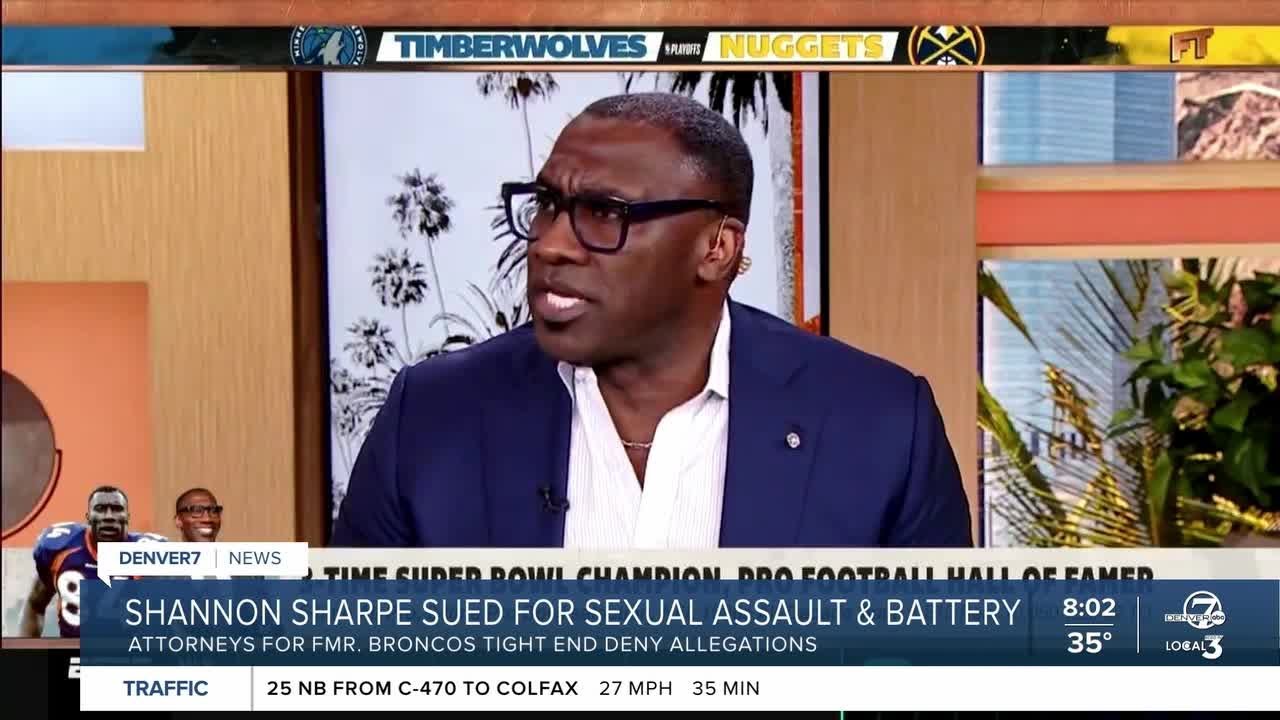 Former Broncos TE Shannon Sharpe accused of rape in $50 million civil ...