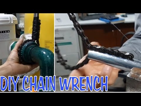 Amazing DIY chain wrench - YouTube