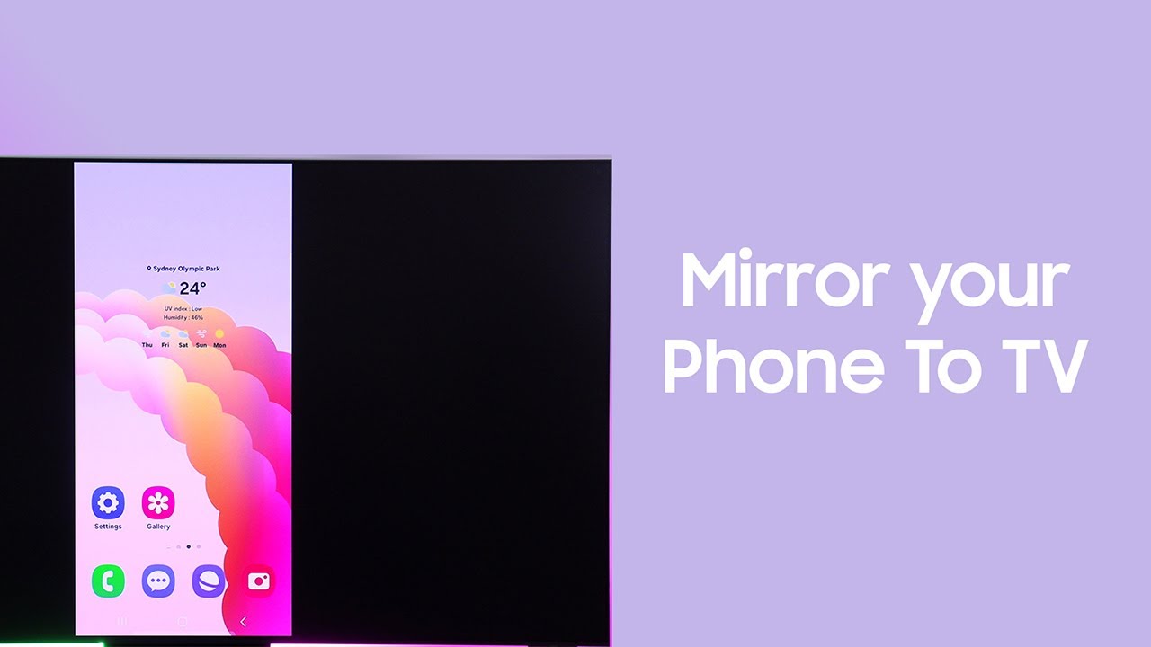 Use Smart View and Mirror your Samsung Phone to your TV - YouTube