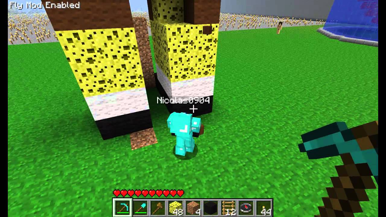 [TheEpicGamerGuy] Minecraft - The SpongeBob Statue (Part 2) - HD - YouTube