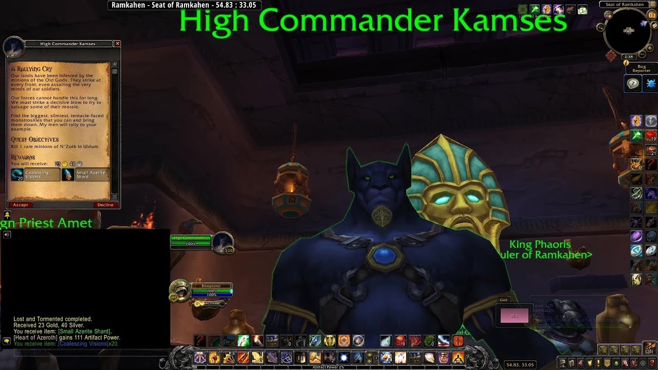 A Rallying Cry | PTR 8.3 Daily Quests - YouTube