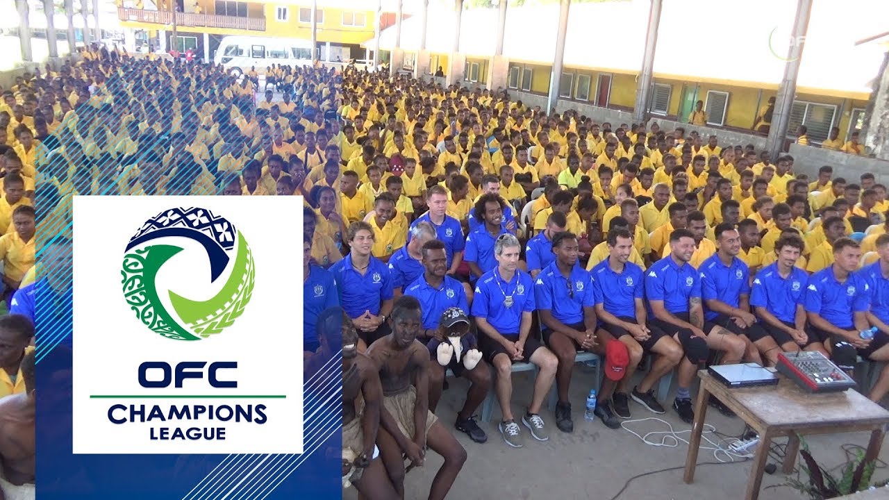 Auckland City FC visits Honiara Senior High School - YouTube
