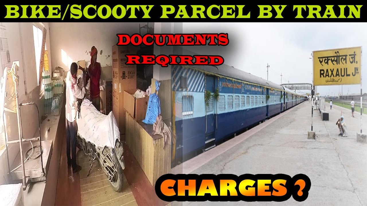 Bike Transfer By Train Charges 🚆 || Bike Parcel || Full Process ...
