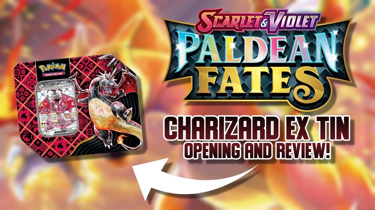Paldean Fates Charizard EX Tin | Unboxing and Review! - YouTube