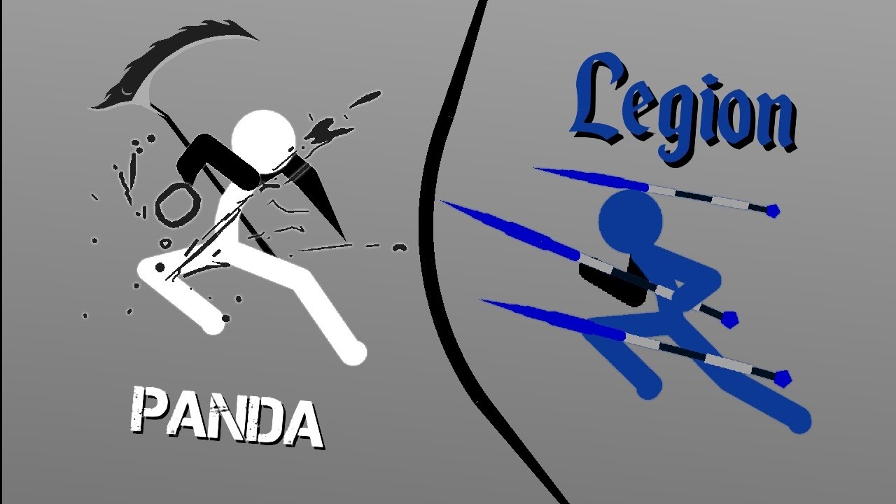Legion Vs Panda |Stick Nodes Animation| - YouTube