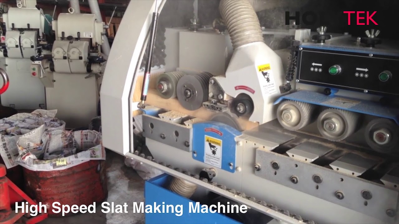 High Speed Slat Making Machine HOLYTEK - YouTube