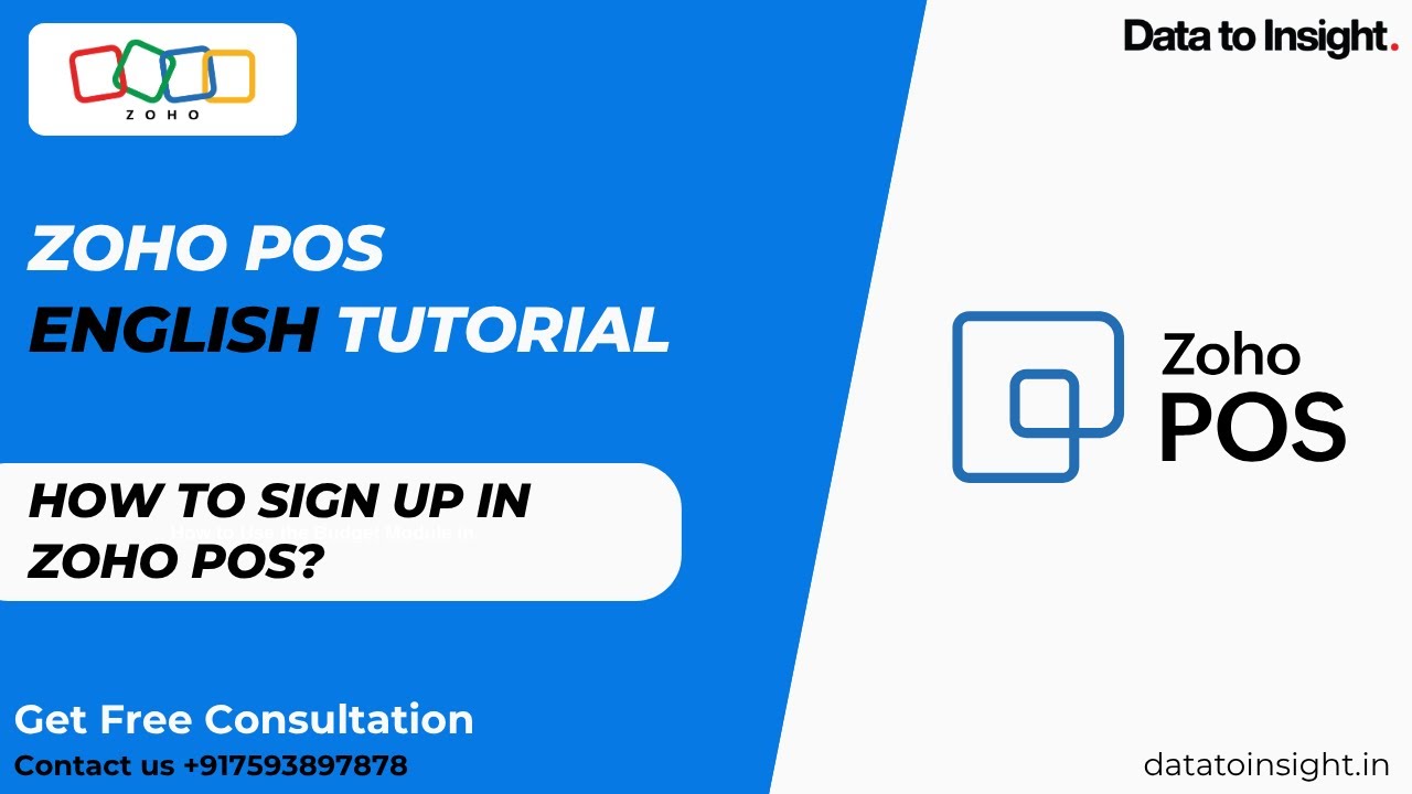 How to Sign Up in Zoho POS | Step-by-Step English Tutorial | Formerly ...