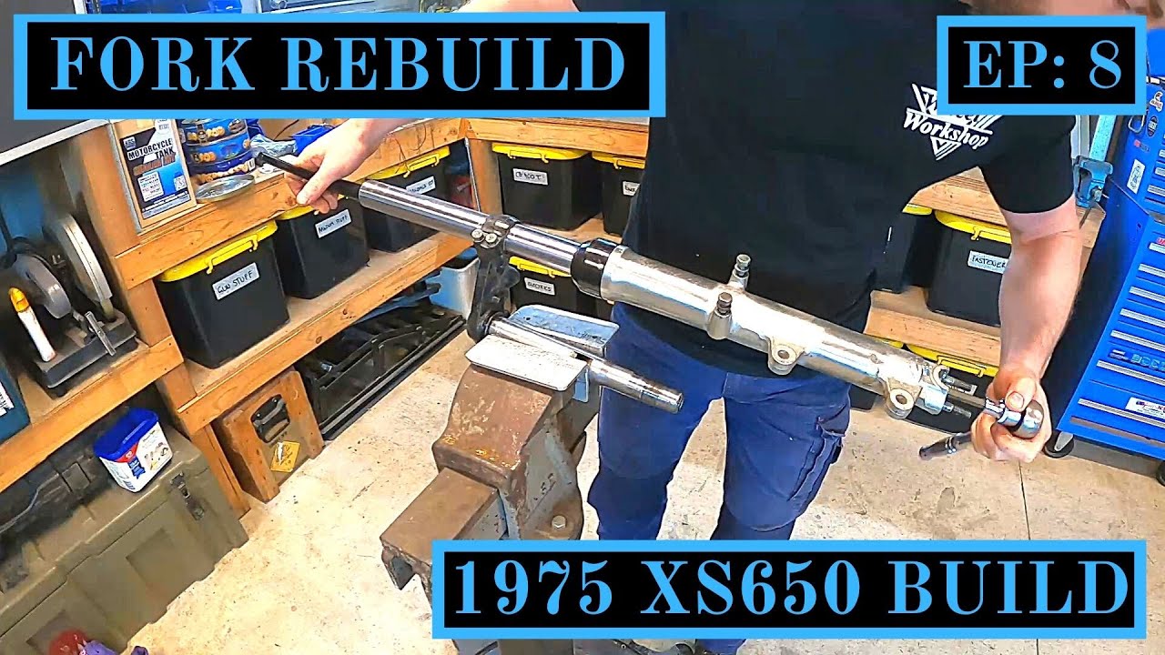 How To Rebuild XS650 Forks - YouTube