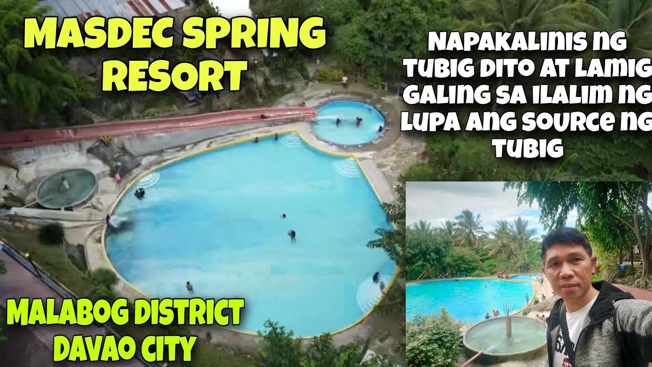 MASDEC SPRING RESORT SUPER LINIS AT LAMIG NG TUBIG - YouTube