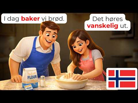 🇳🇴 15 Norwegian Cooking Conversations Every Beginner Should Learn | A1-A2 🍳