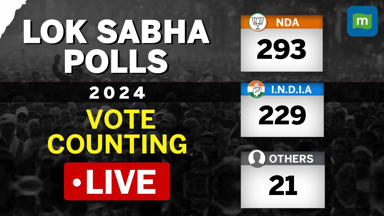 LIVE: Lok Sabha Election Results Vote Counting | BJP-NDA Seats Slipping ...