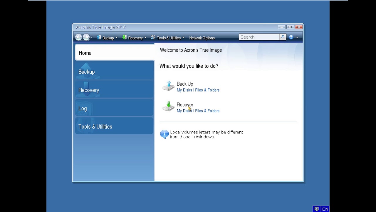Acronis Bootable Media - YouTube