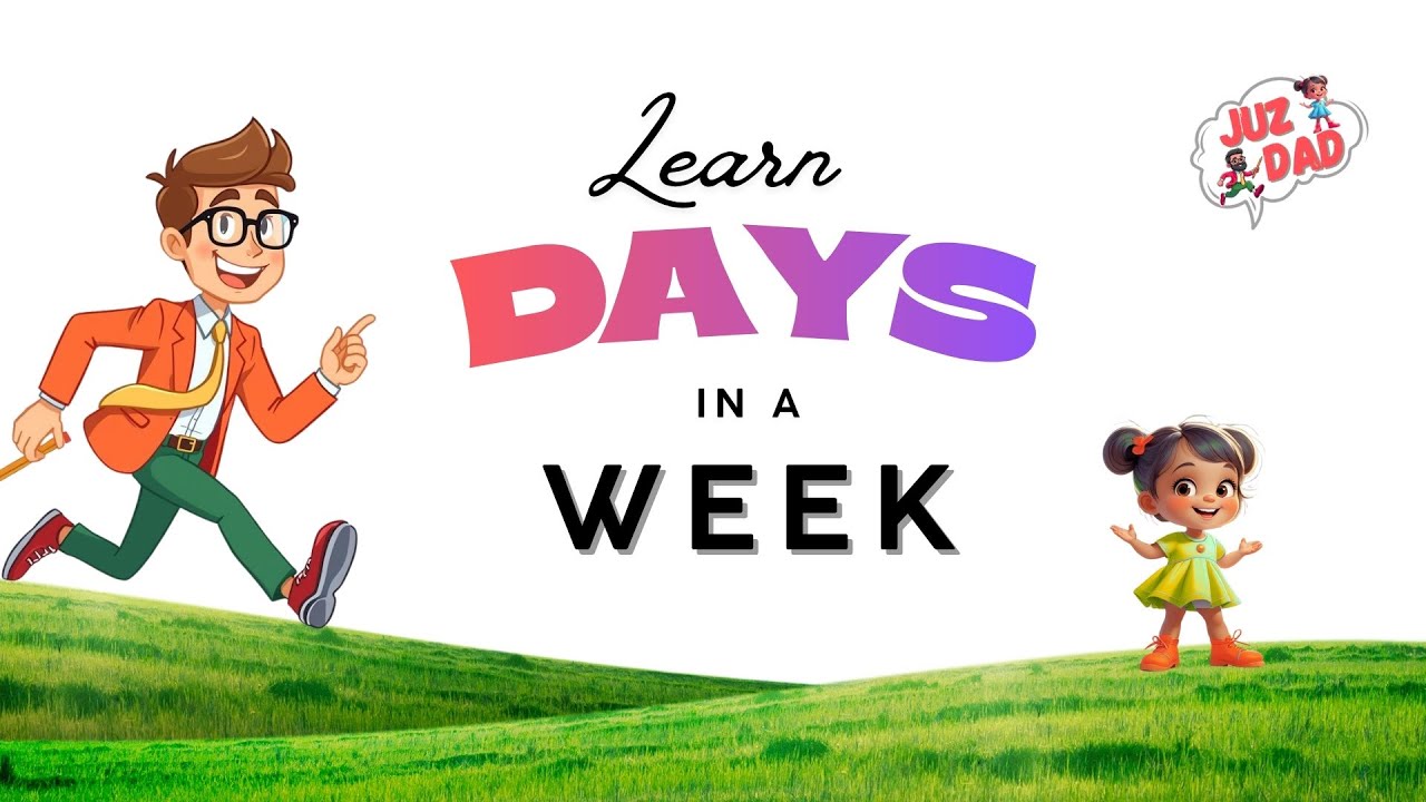 Learn Days of the Week for Kids 💖 | Monday to Sunday | #JUZDAD Kids ...