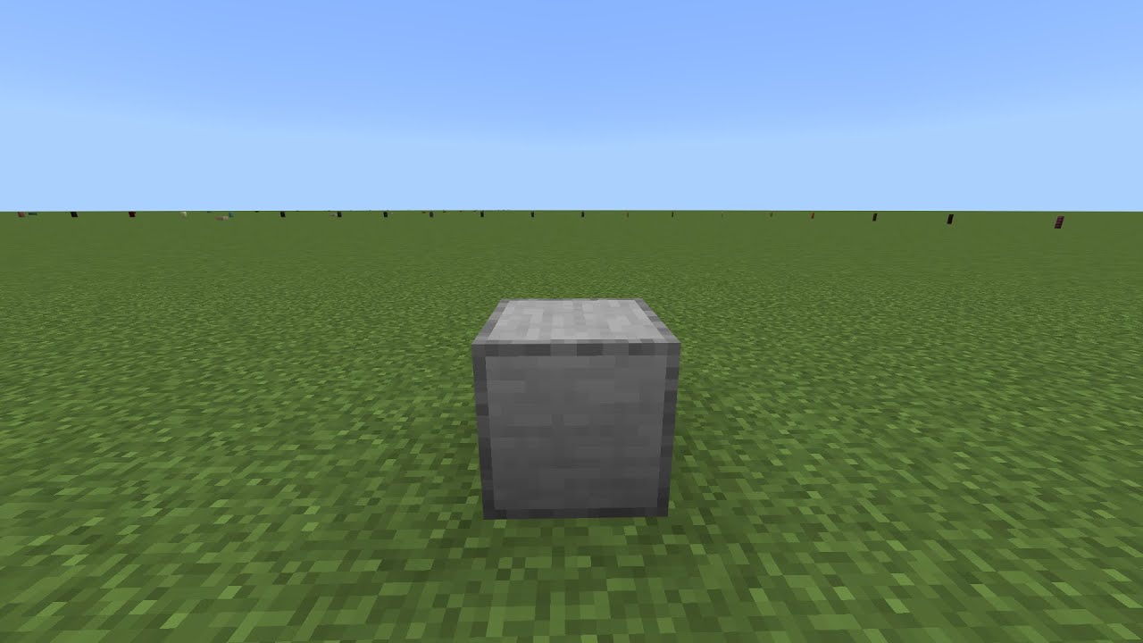 Placing a new minecraft block everyday - Day 234 - YouTube