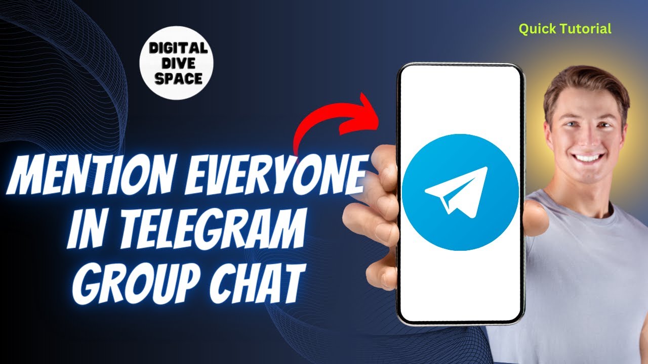 How To Mention Everyone in Telegram Group Chat - YouTube