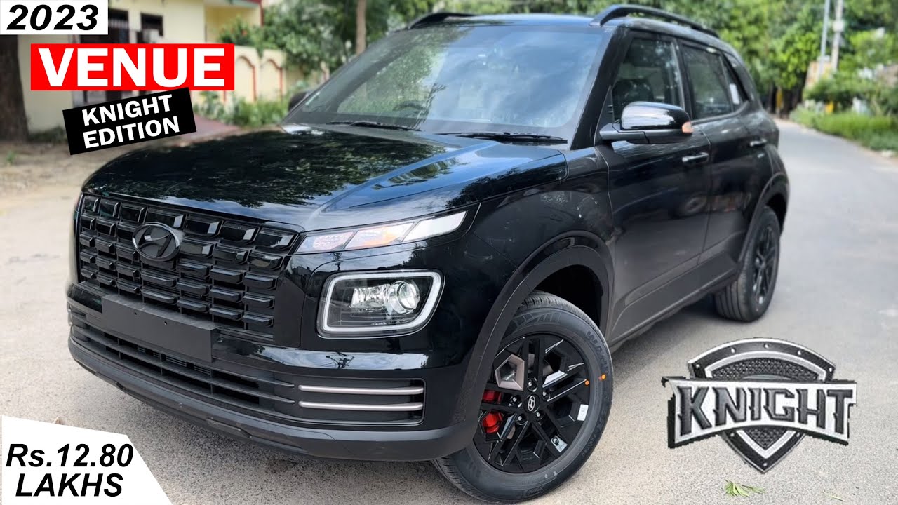 New Hyundai Venue Knight Edition 2023 | Black Mafia Compact SUV ...